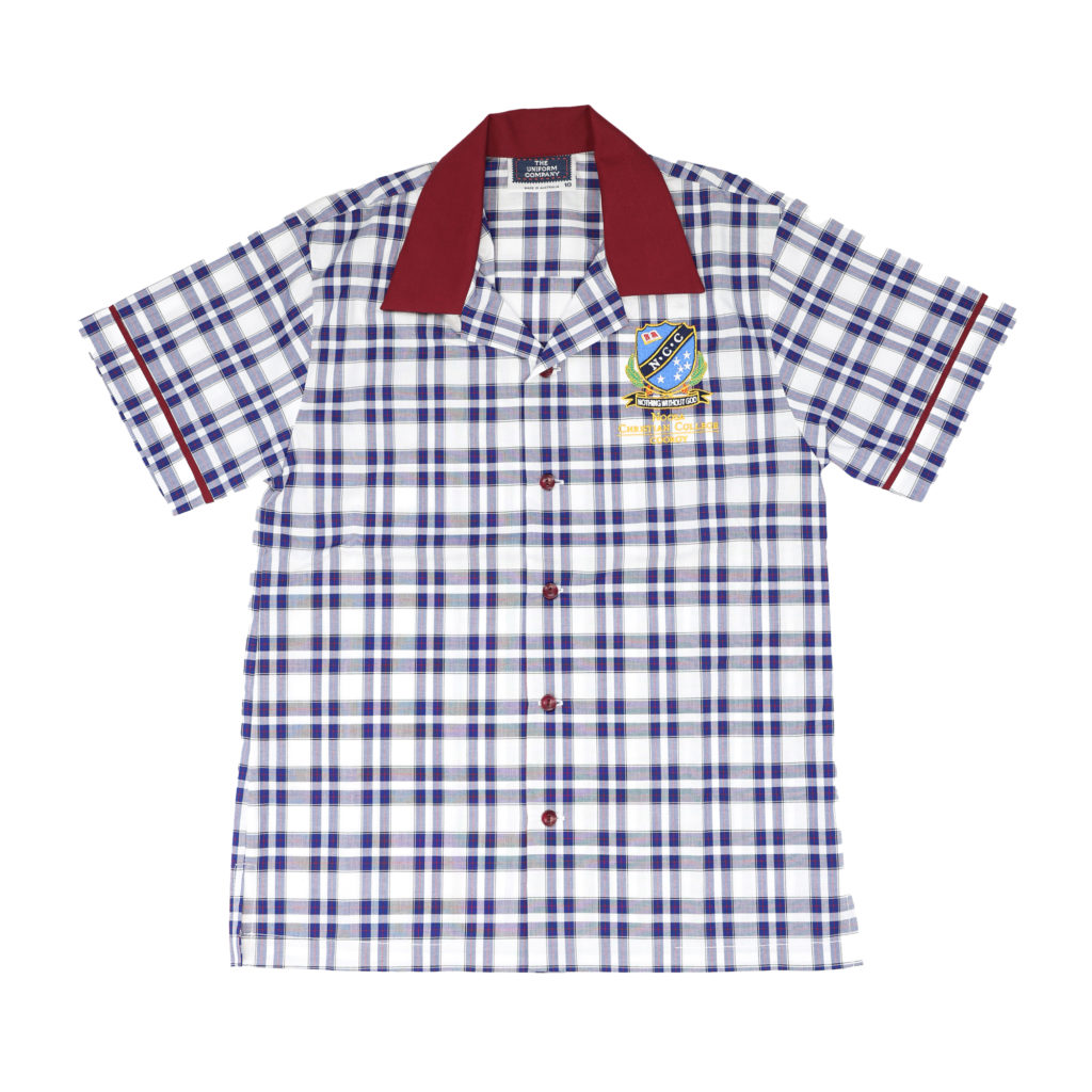 Primary Formal Check Shirt – Unisex - Noosa Christian College