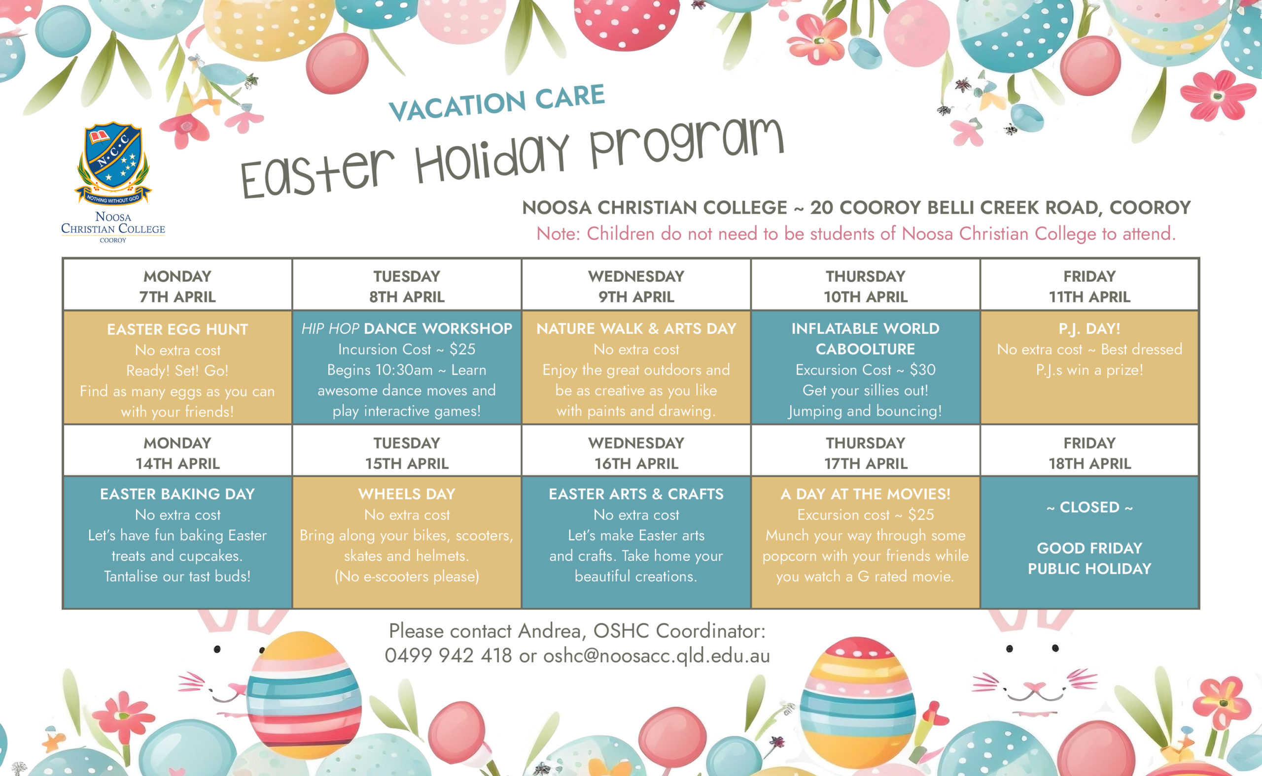 OSHC - Noosa Christian College